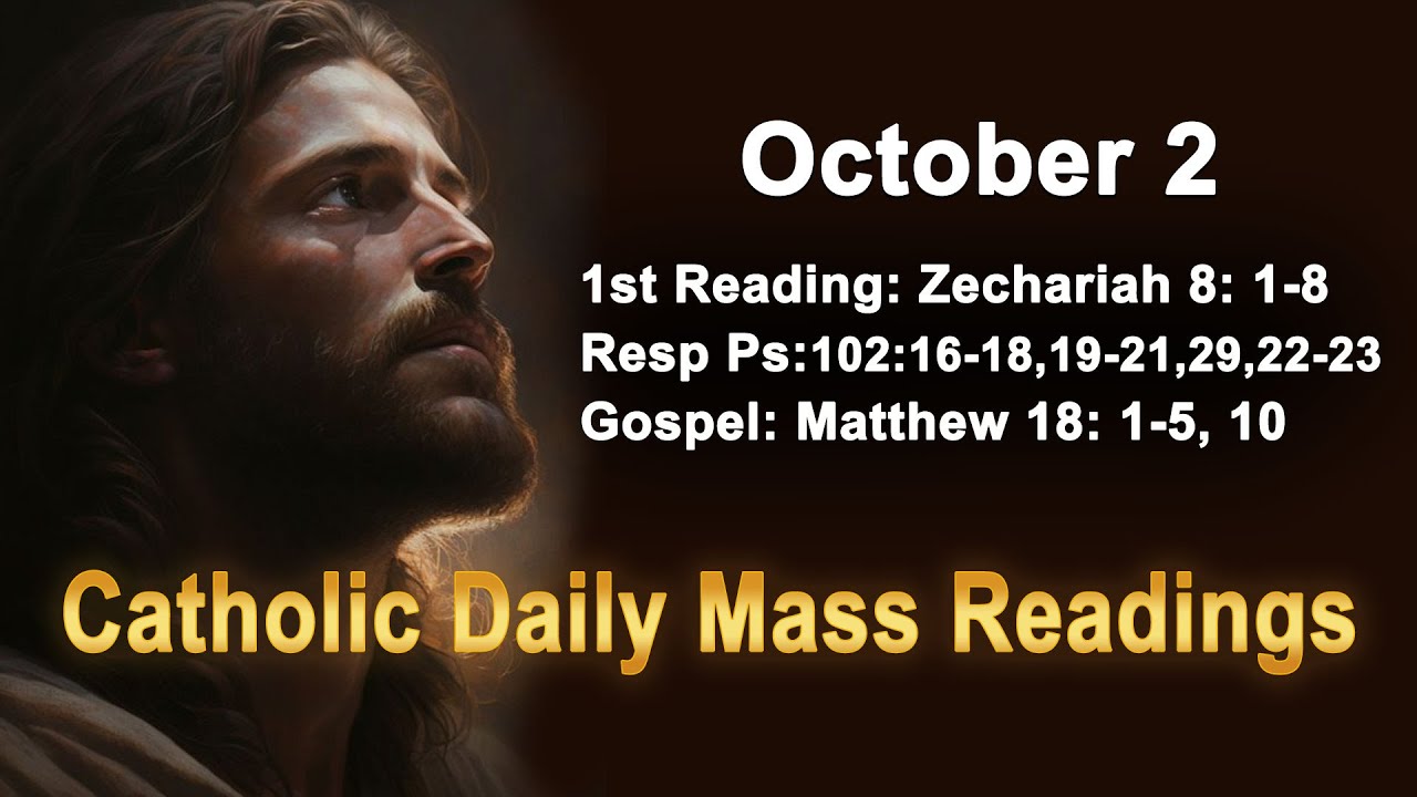 Catholic Daily Mass Readings for today I Monday October 2 2023 - YouTube