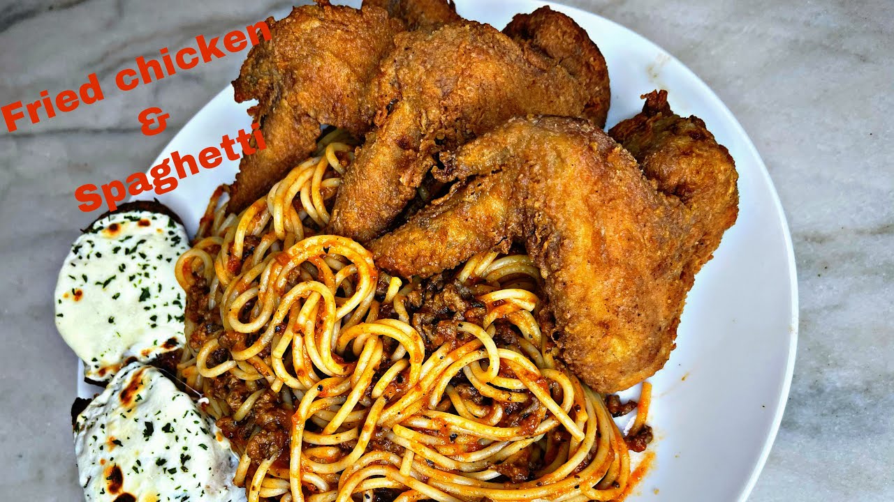 Chicken and spaghetti | Old school Classic meal! - YouTube