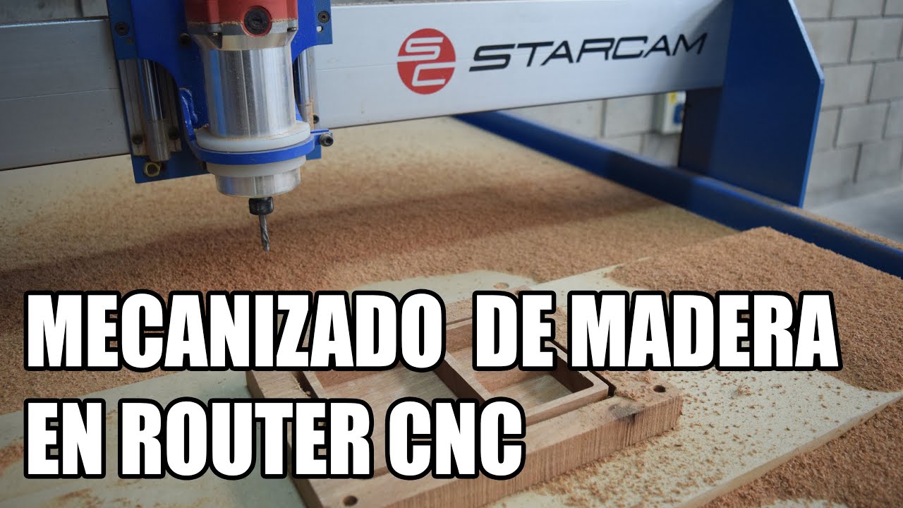 STARCAM CNC - Router CNC Mecanizado bandeja de madera - YouTube