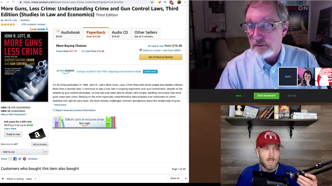 Red Elephants DEBATE: Dr John Lott VS Destiny on Gun Control - YouTube