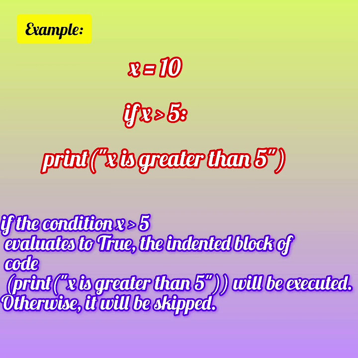 If Statement In Python Learnpython Basicpython Pythonprogramming Conditionalstatement Youtube