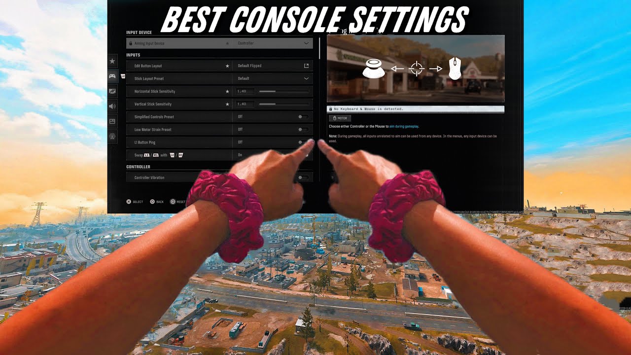 Best Console Settings + Solo Squads 👑 - YouTube