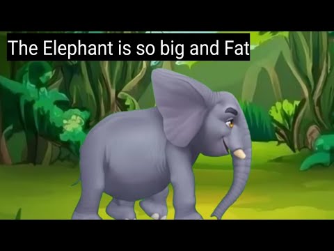 The elephant is so big and fat| Nursery rhymes for kids| fantastic kidz ...