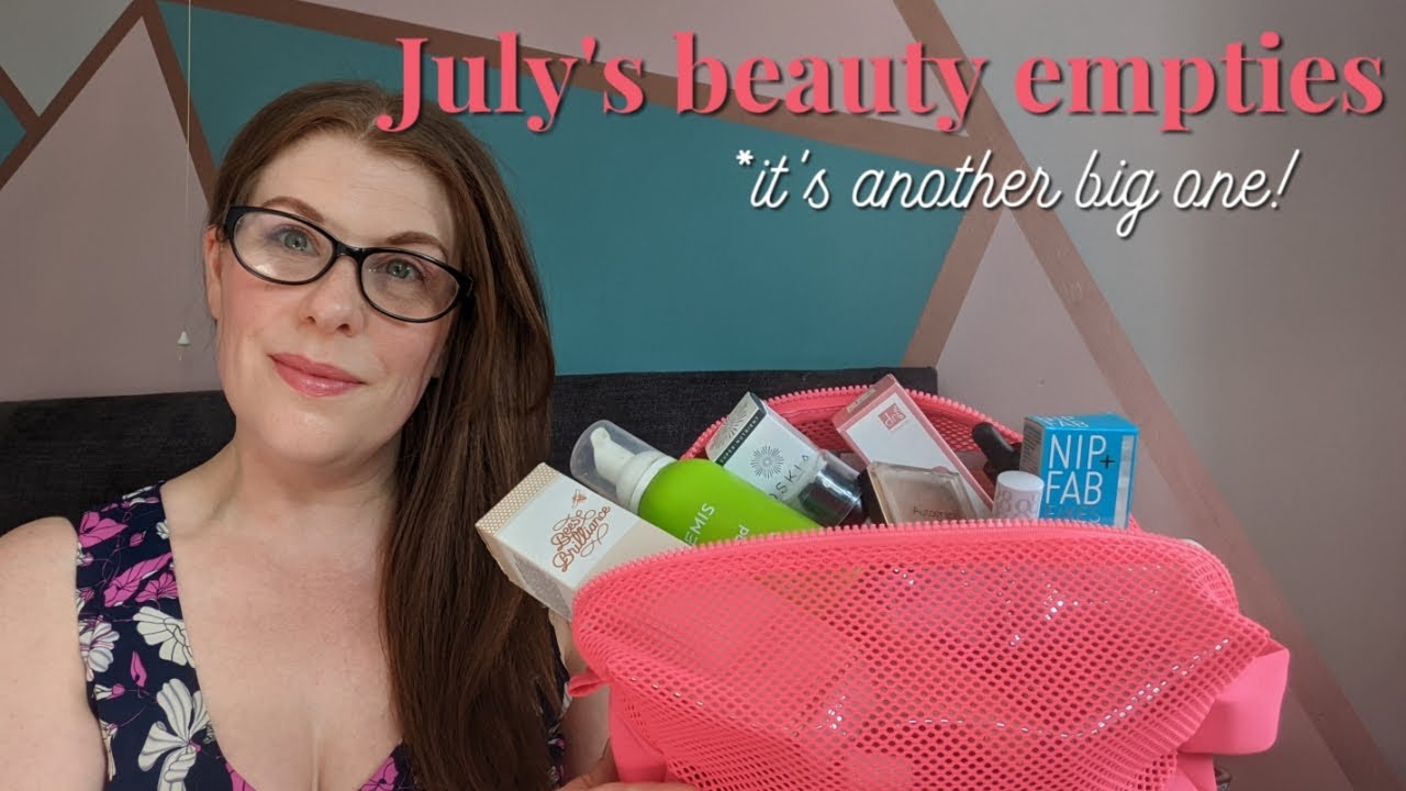 HUGE Beauty Empties July 2022 | Emma Latham - YouTube