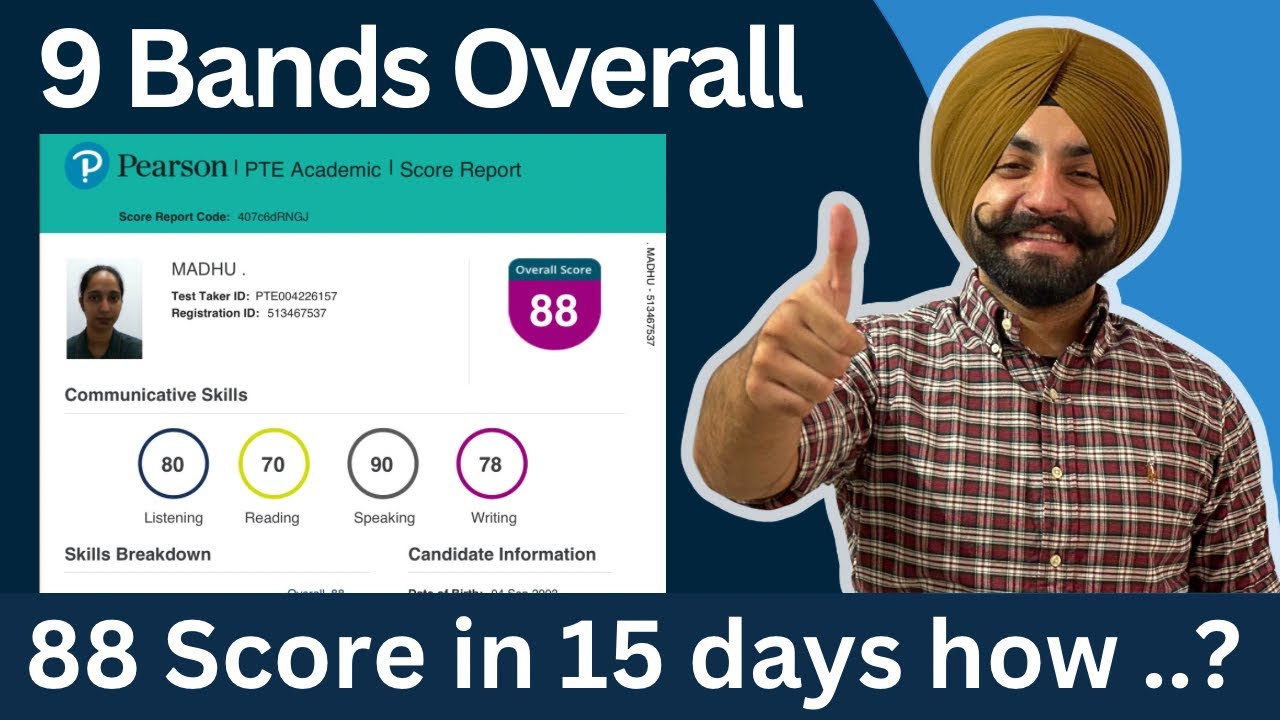 PTE exam review madhu, 9 bands after new changes, new templates ...