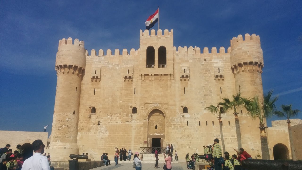Egypt - Alexandria - Citadel of Qaitbay and Library - YouTube