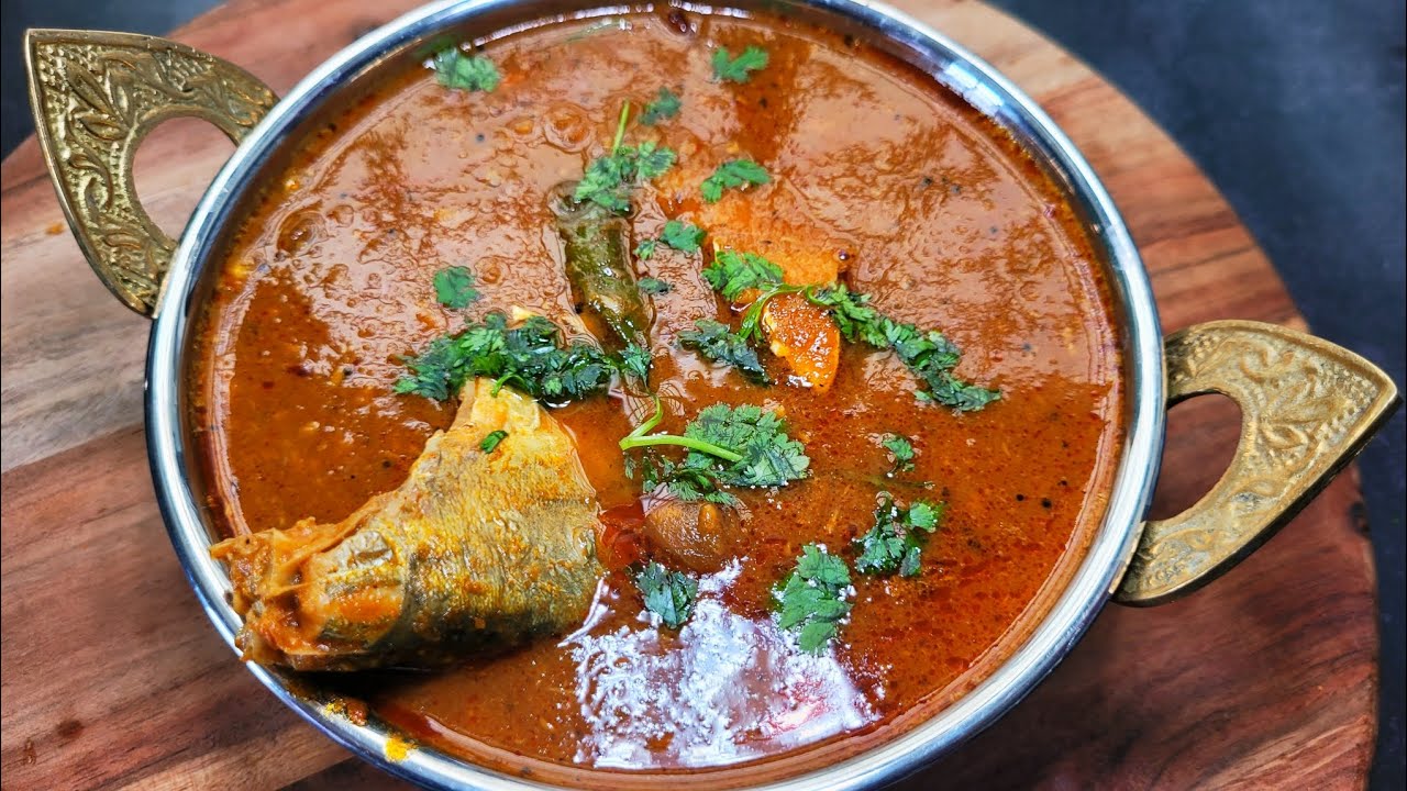 Meen kulambu recipe| Gramathu meen kuzhambu| fish kulambu recipe| non ...