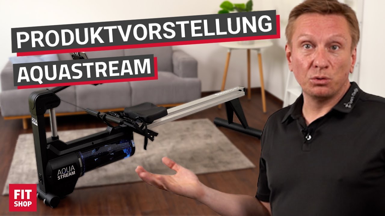 Rudergerät cardiostrong Aquastream Produktvorstellung | Natürliches Rudergefühl für dein zu ...