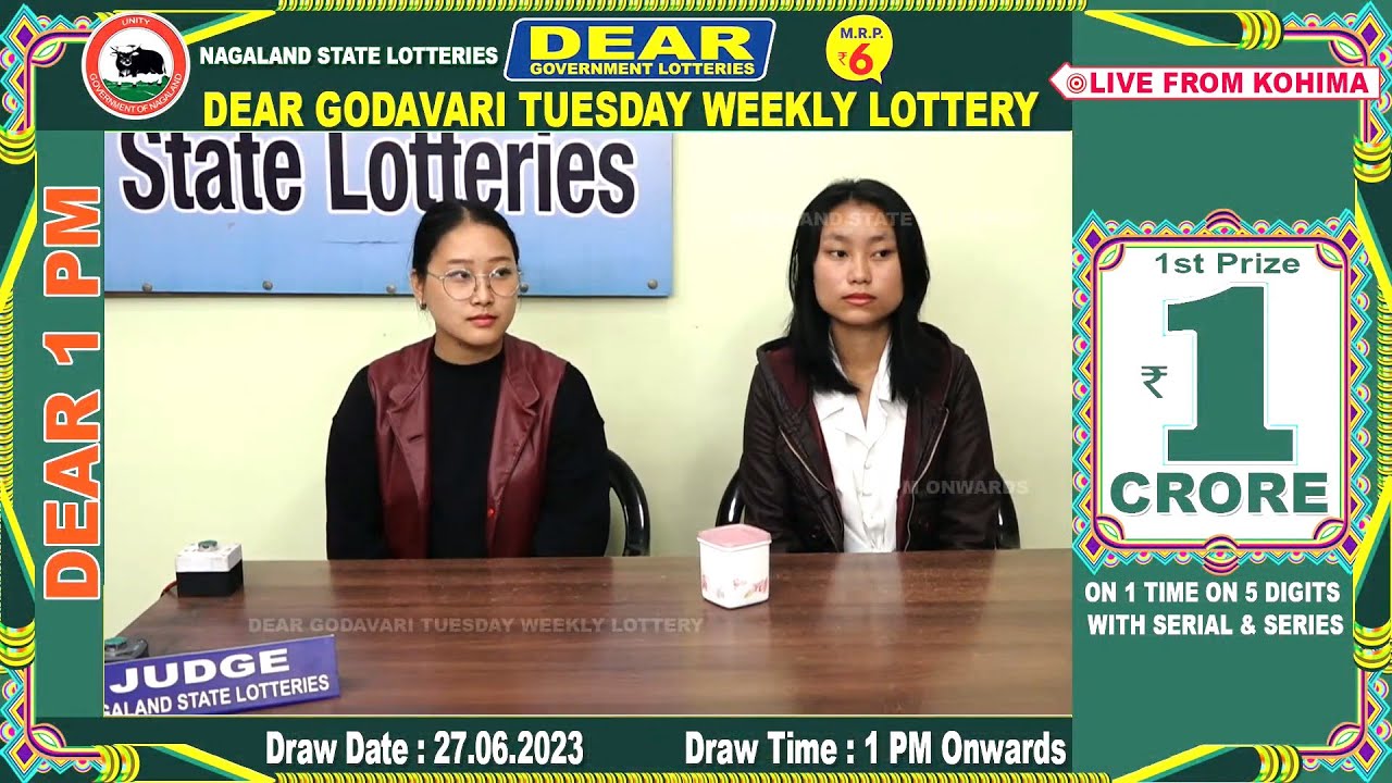 LOTTERY LIVE DEAR MORNING 1PM LIVE DRAW TODAY 27/06/2023 - Will You Are ...