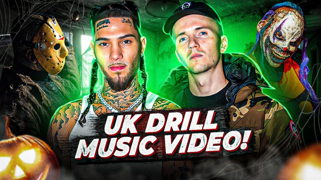 We Filmed A Drill Music Video In A Horror House For Halloween! - YouTube