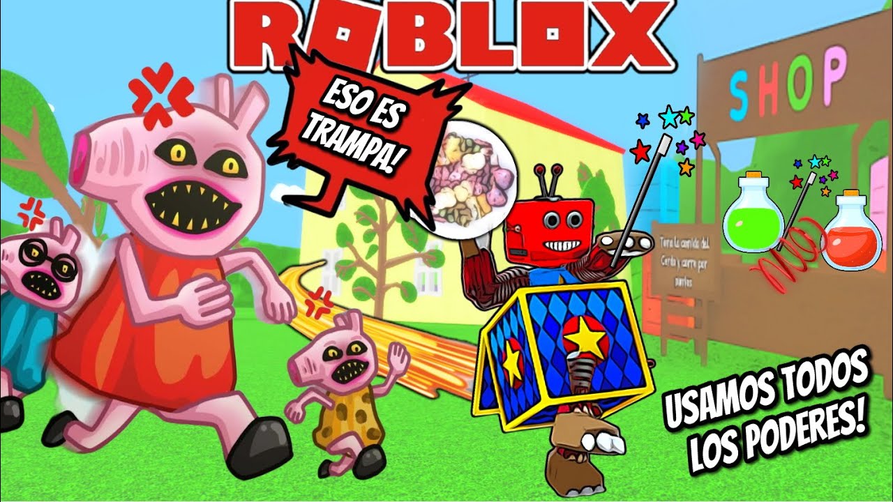 COMO ESCAPAR DE PIG.EXE Y SU SCP FAMILIA CON PODERES EN ROBLOX | Hungry ...
