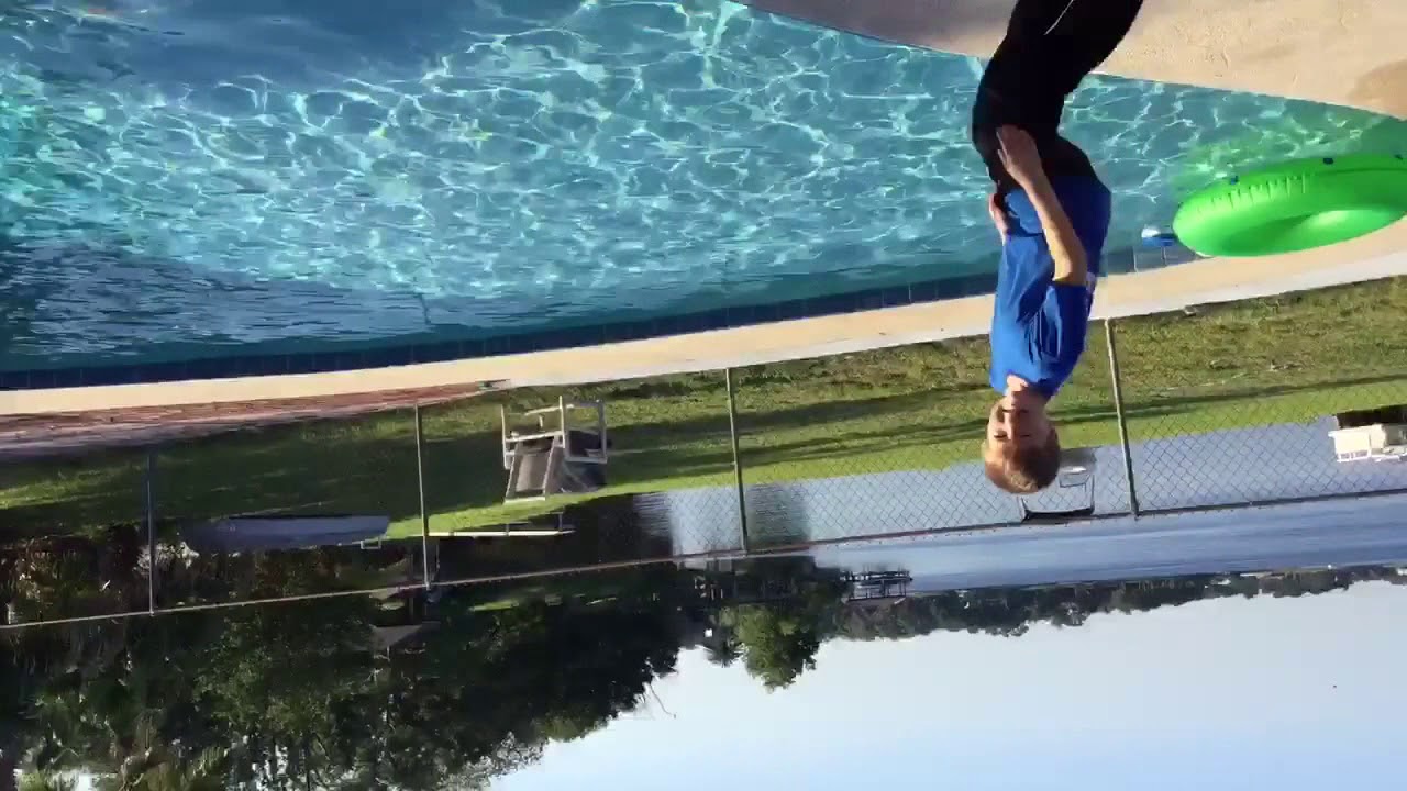 Doing cool stunts in the pool (MUST WATCH)!! - YouTube