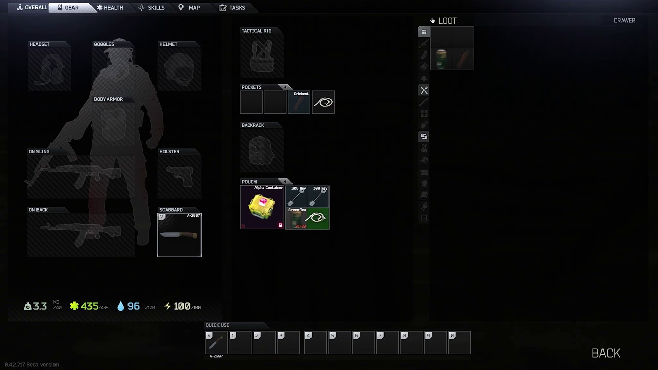 Escape From Tarkov Keyboard Layout