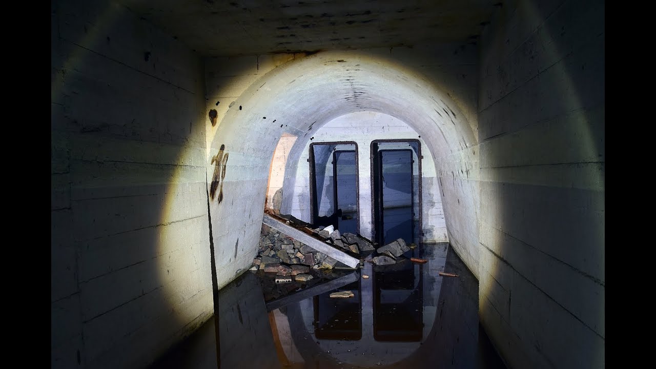 Schron dla budujących w Szczecinie U-Booty - YouTube