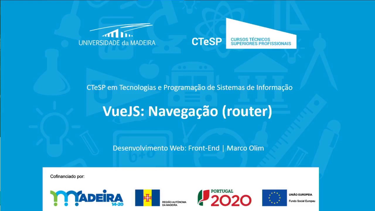 Vuejs Navegação Usando O Vue Router Youtube