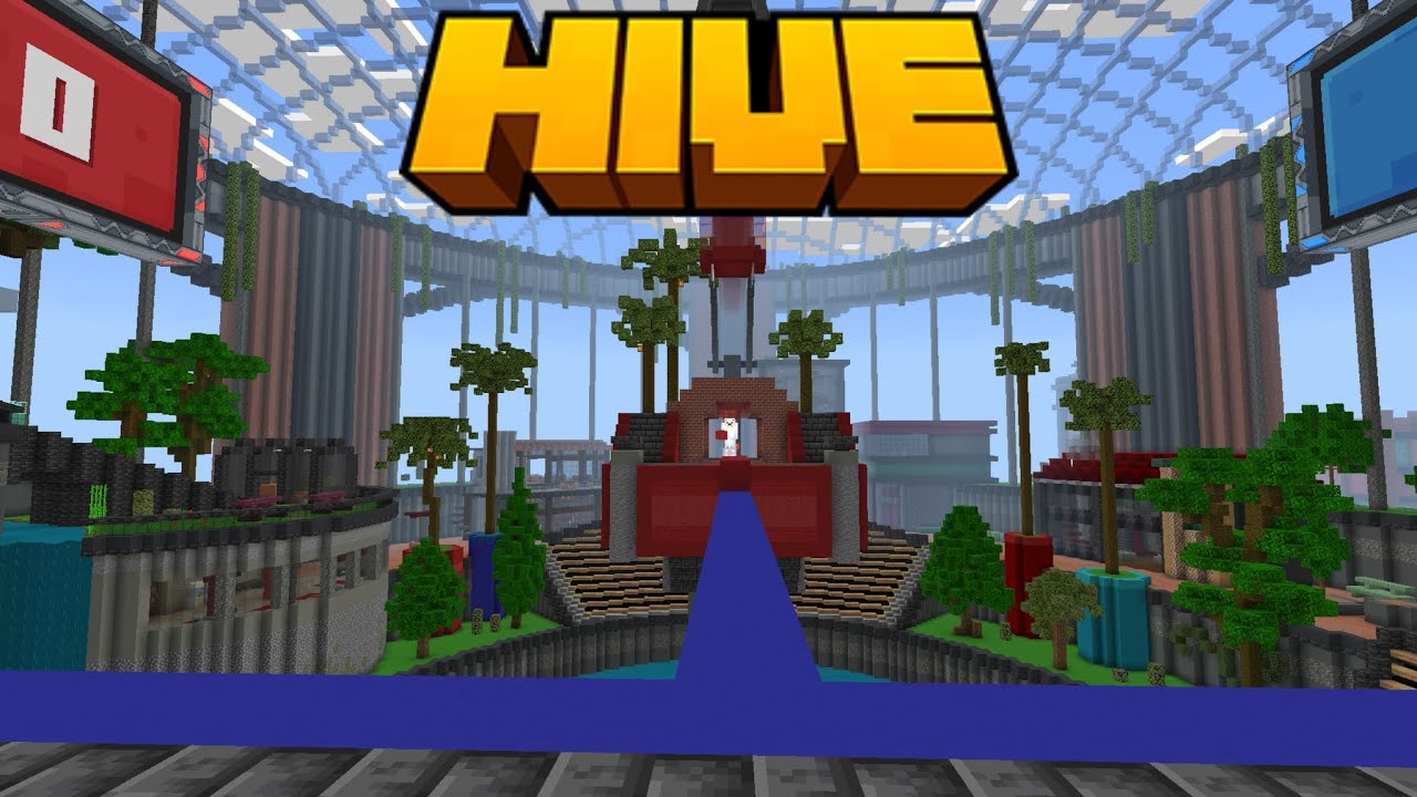 PVP the Hive bridge Minecraft bedrock - YouTube