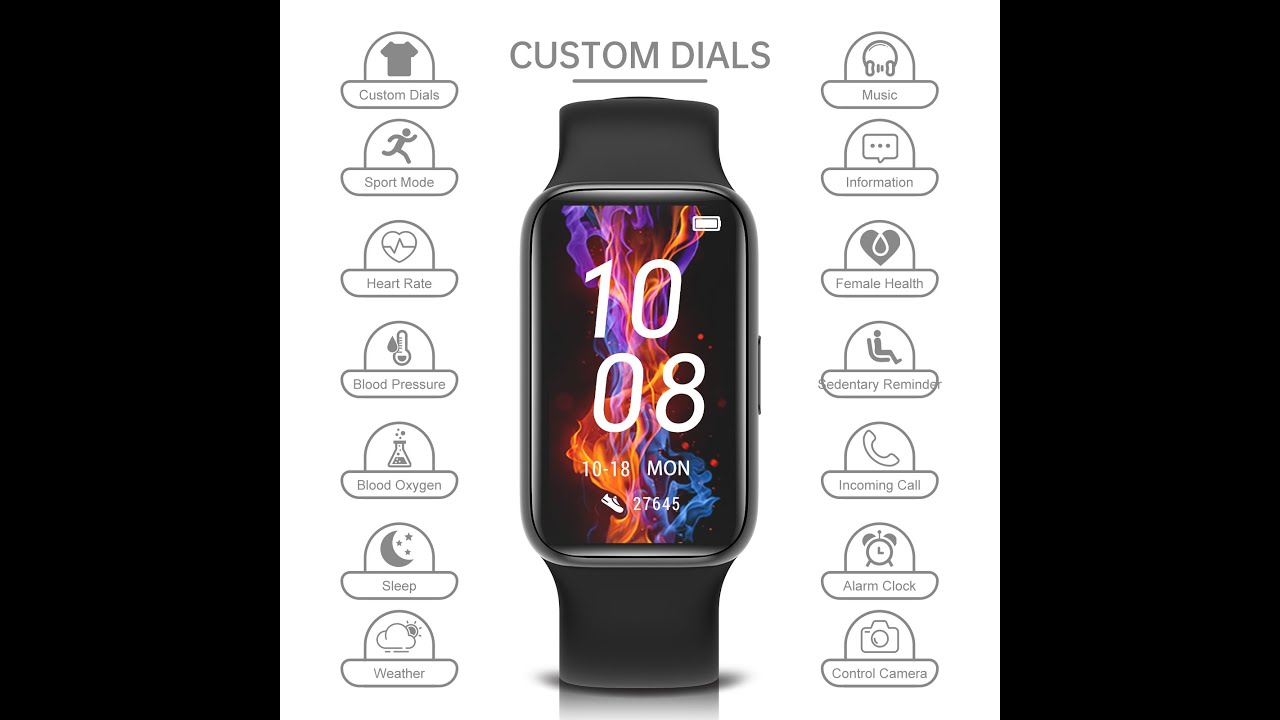 FuntechVIP FT816HR Excellent IP68 waterproof smartwatch - YouTube