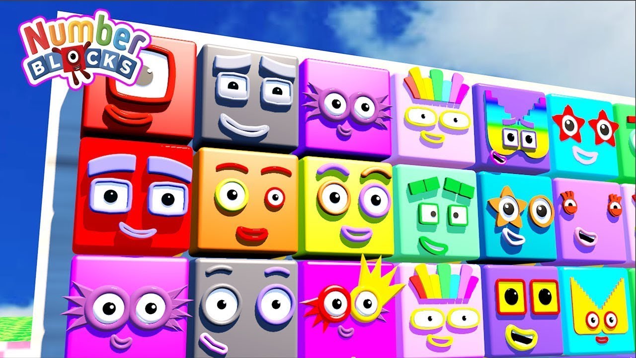 COUNTING NEW NUMBERBLOCKS BY ONE AND HUNDREDS | LEARN TO COUNT 1 - 100 ...