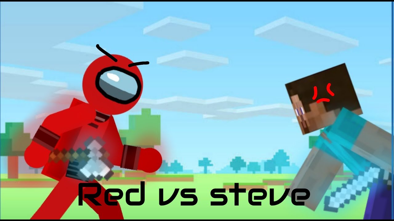 Red vs steve (dc2).. - YouTube
