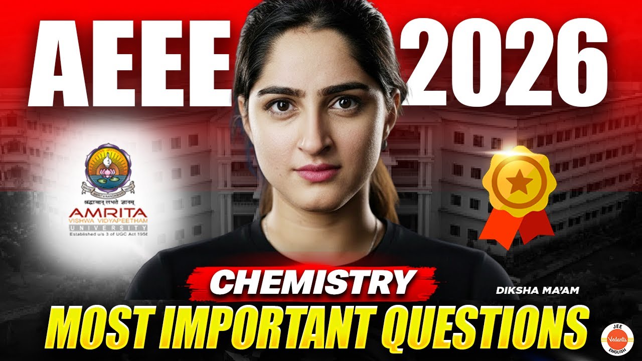 MOST Important Questions for AEEE 2026 Chemistry 🔥 | Amrita Entrance ...