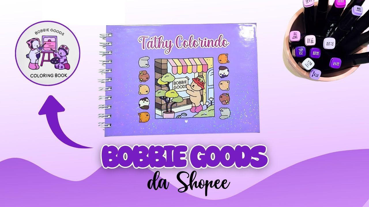VOCÊS PEDIRAM E EU COMPREI O BOBBIE GOODS FAKE SOMENTE PARA COLORIR ...