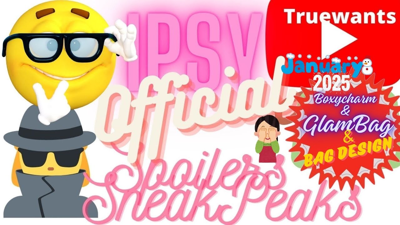 IPSY January 2025 Spoiler Official GlamBag Design & GlamBag & Boxycharm ...