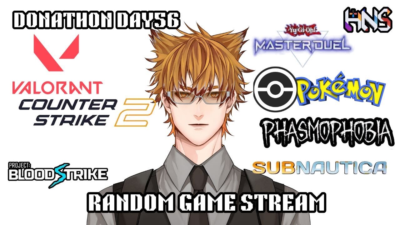 【HNS DONATHON DAY 56 】 RANDOM GAME STREAM HARI INI MAIN GAME SAMPE GA KUAT【#vtuberid 】 - YouTube