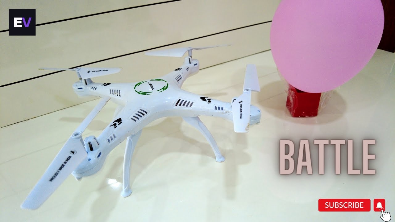 Experiment: Popping Balloons Using Drone - YouTube