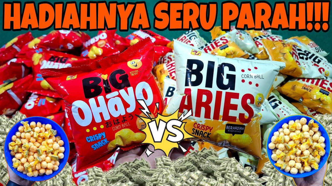 ASLI SERU PARAH!!! UNBOXING CIKI BIG ARIES vs BIG OHAYO BERHADIAH UANG ...