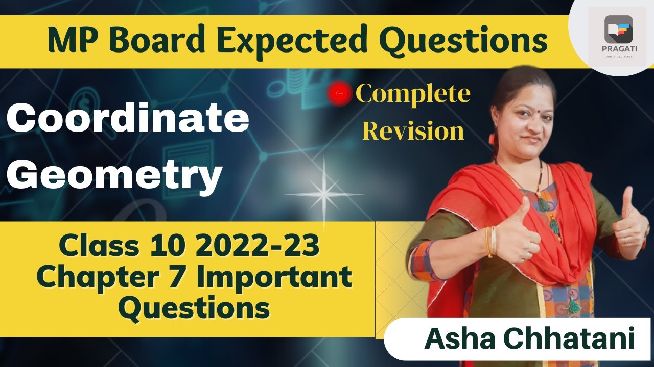Class 10 Maths Chapter 7 Coordinate Geometry Extra Important Questions ...
