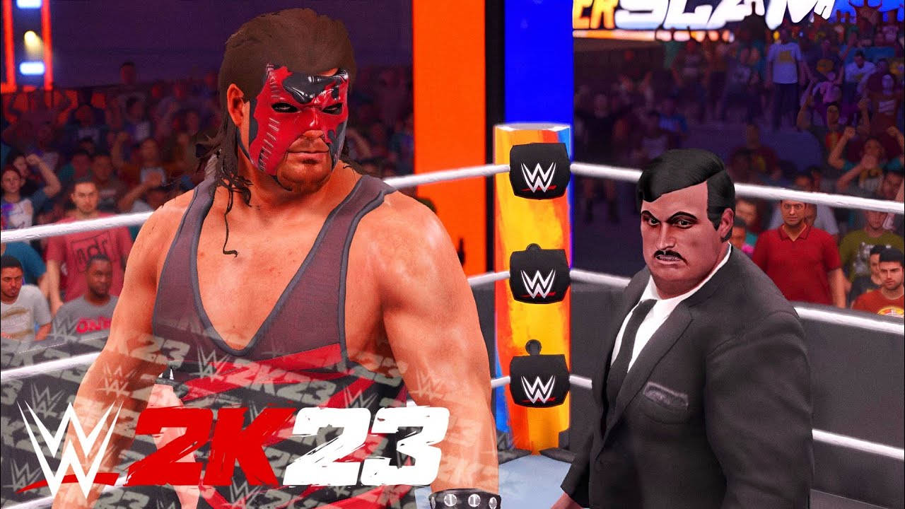WWE 2K23 Kane With Paul barear model & Entrance | WWE 2K23 Community ...