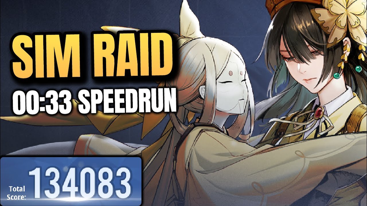 SIMULATION RAID 250% IN 00:33 (134k score) - Ash Echoes - YouTube