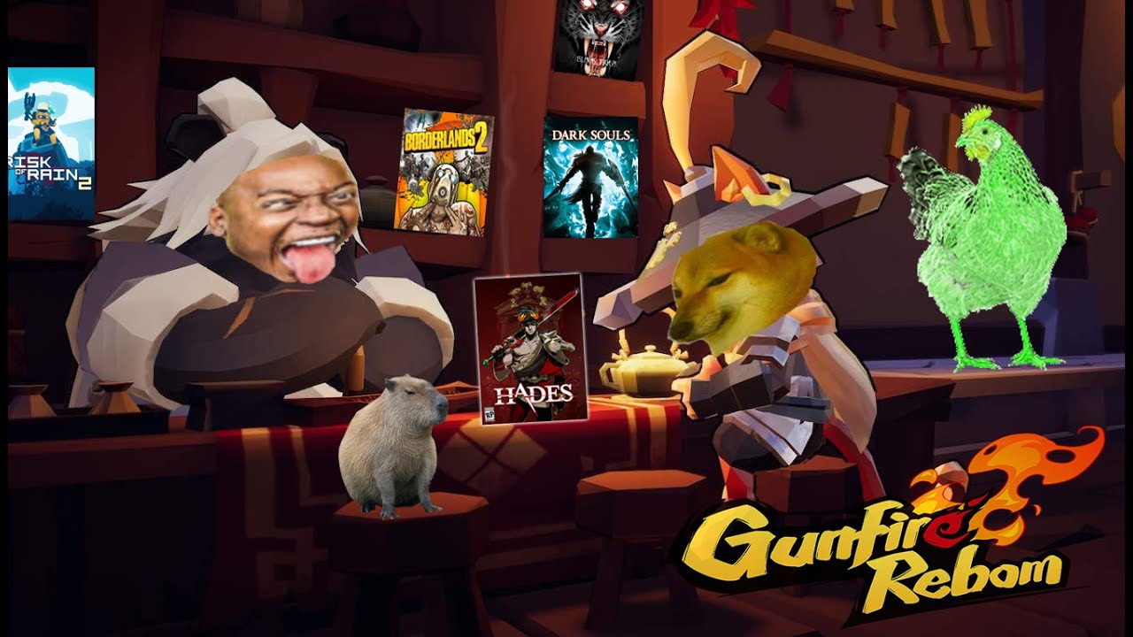 ZAMN! Cat with guns? (Gunfire Reborn Review) - YouTube