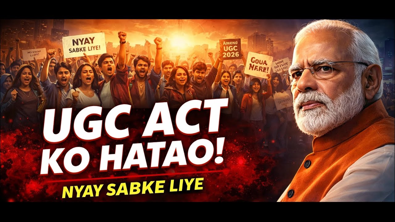 “Nyay Sabke Liye”(UGC Act / Rules 2026 ke virodh mein) - YouTube