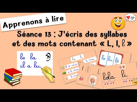 Le son l - la lettre l - Apprendre à écrire - S13 : J’écris des ...