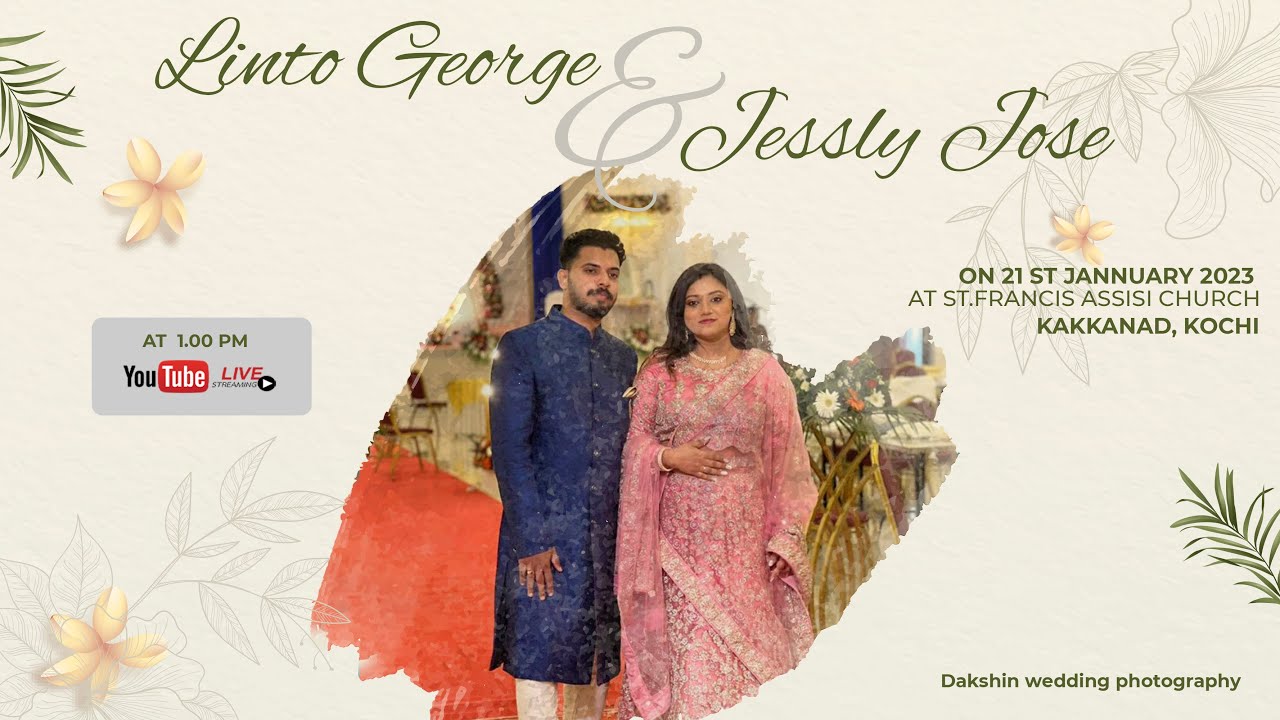 Wedding Of Linto George with Jessly Jose - YouTube