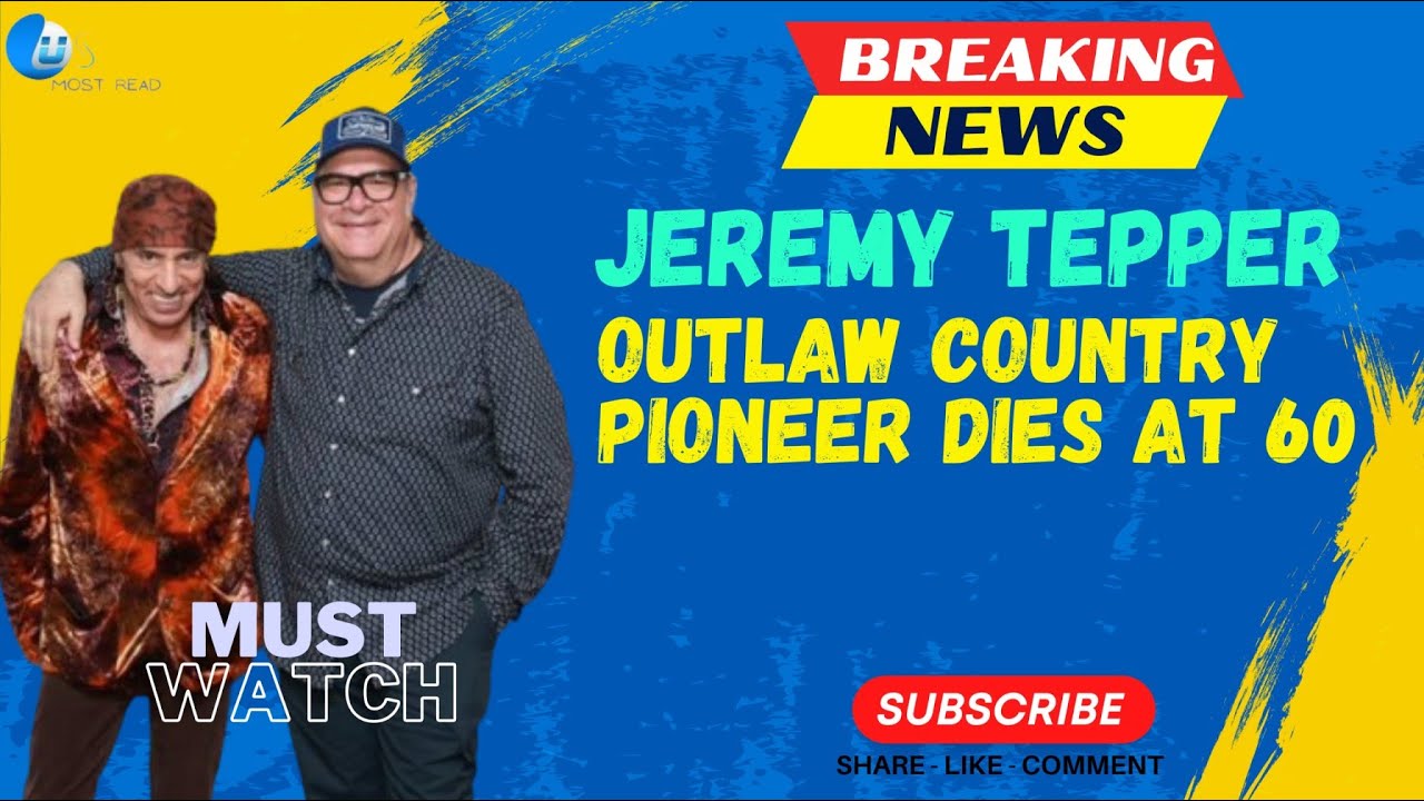 Outlaw Country Pioneer Jeremy Tepper Dies at 60 - YouTube