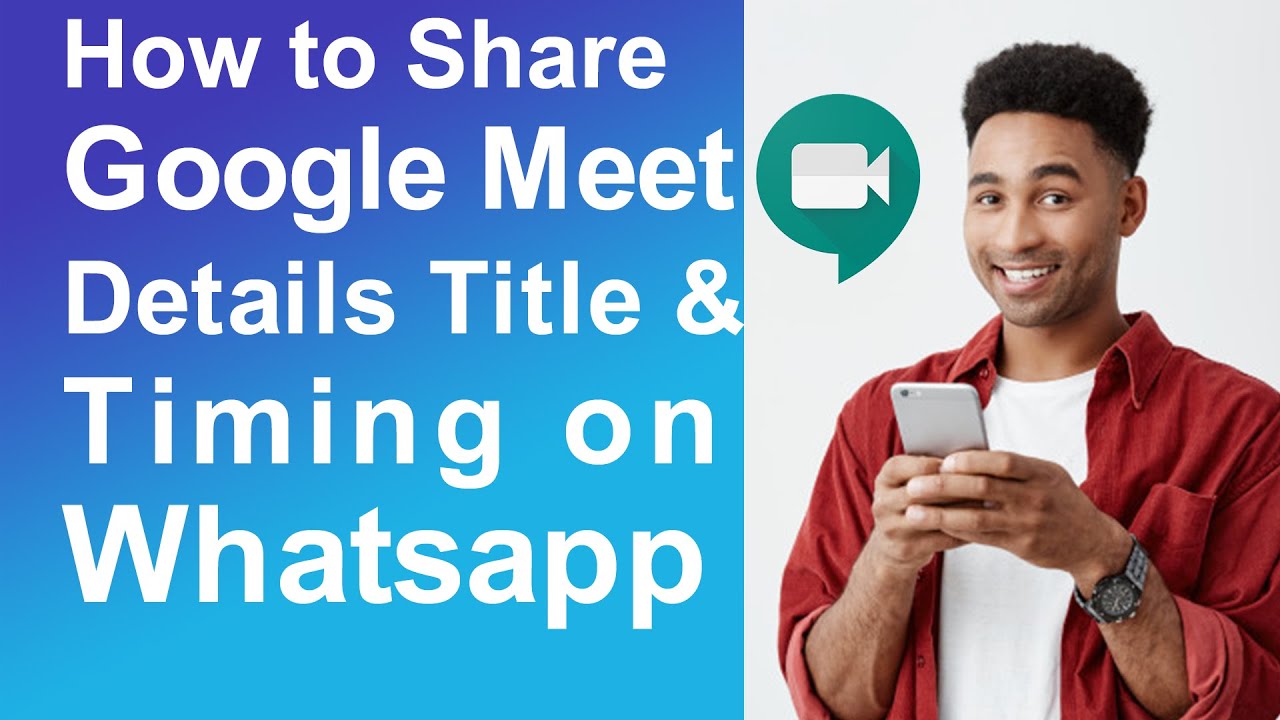 How to Share Meeting Link in Google Meet With Details Title & Timing on ...