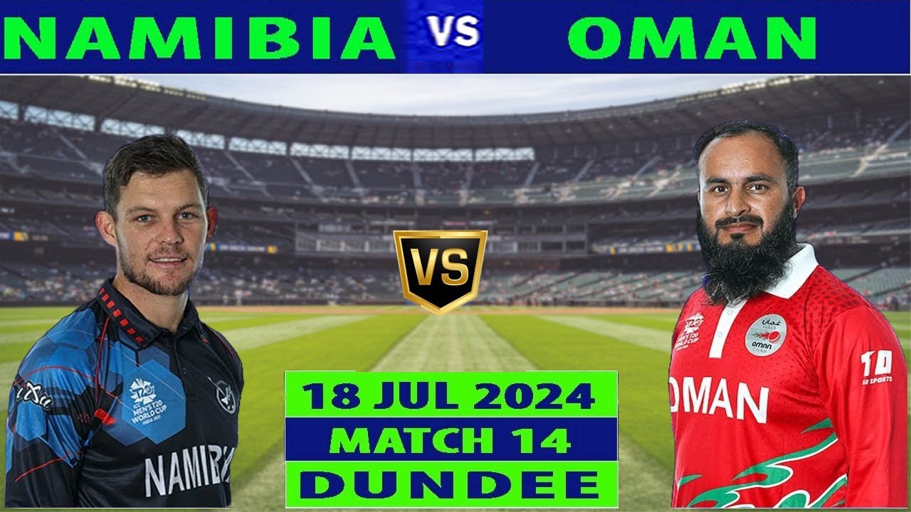 Namibia vs Oman | NAM vs OMN | Match 14 of ICC Men's Cricket World Cup ...