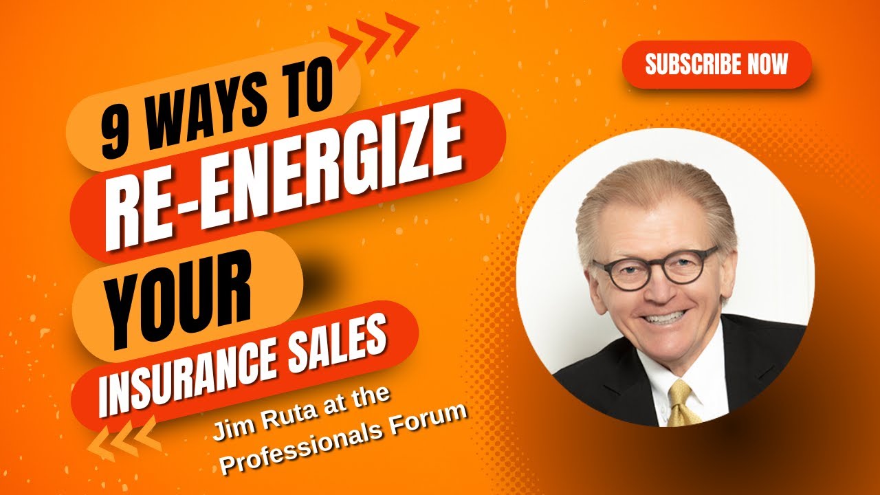 9 Ways to Re-Energize your Life-Insurance Sales - YouTube