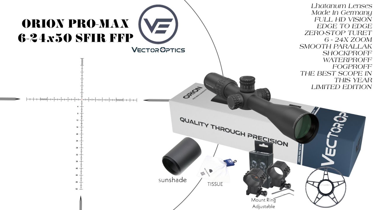 VECTOR OPTICS ORION PRO - MAX LIMITED EDITION - YouTube