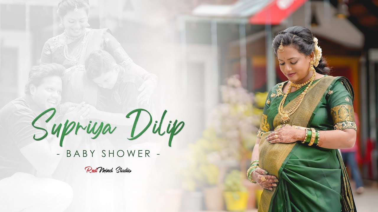 Supriya Dilip || Baby Shower Highlights || RedMind Studio || Bangalore || 2024 - YouTube
