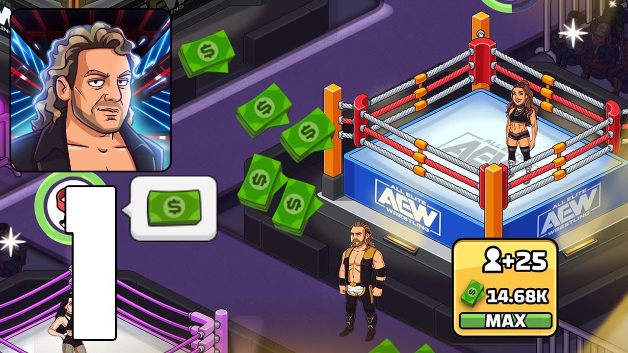 AEW: Rise to the Top Gameplay walkthrough Part 1 (Android, iOS) - YouTube