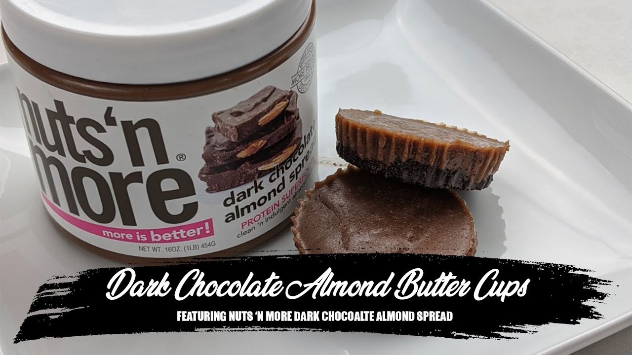 Dark Chocolate Almond Butter “Reese’s” Cups - YouTube