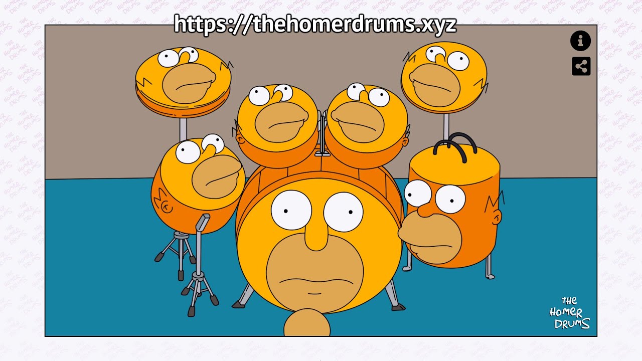 The Homer Drums - Browser Game | Demo 1 - YouTube