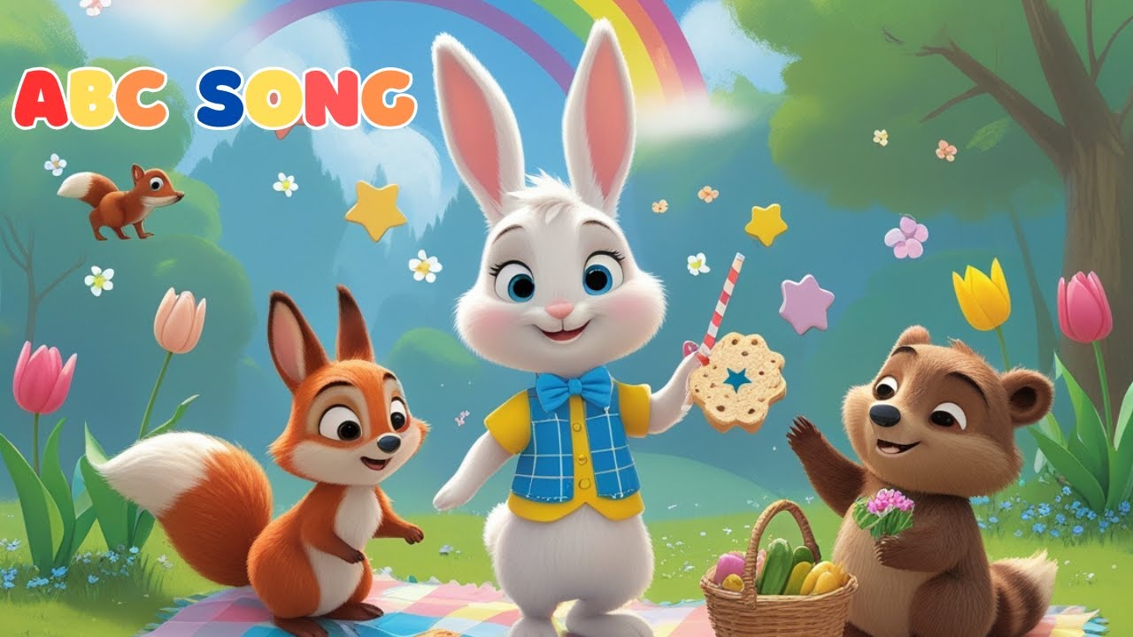 ABC Song for Kids | Bunny & Friends ABC Picnic | Alphabet Learning Song ...