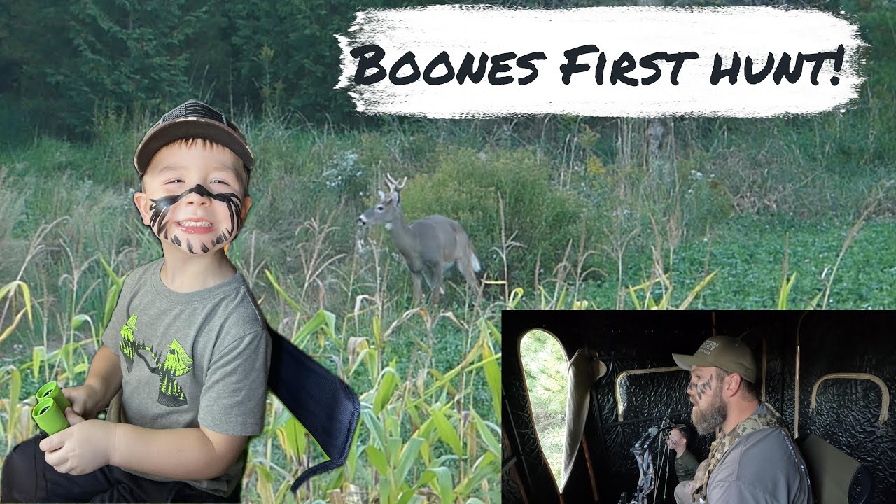 Boones First Deer Hunt! - YouTube