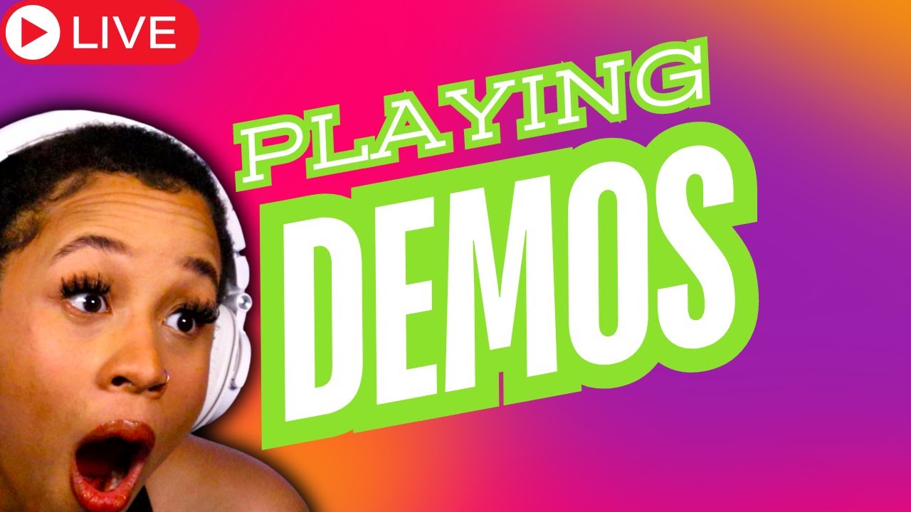 PLAYING NEW GAME DEMOS! Livestream | ChellOfAGamer - YouTube