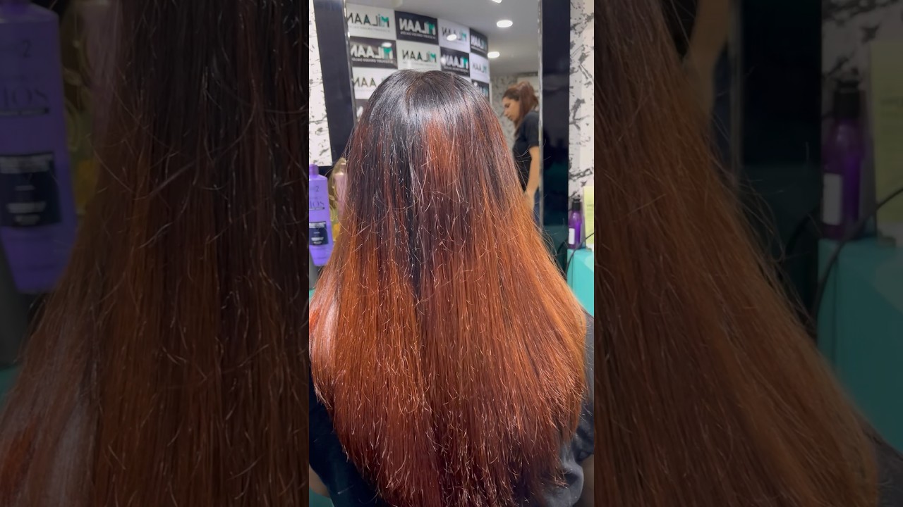 Hair color process step by step beautiful hair transformation #hair # ...