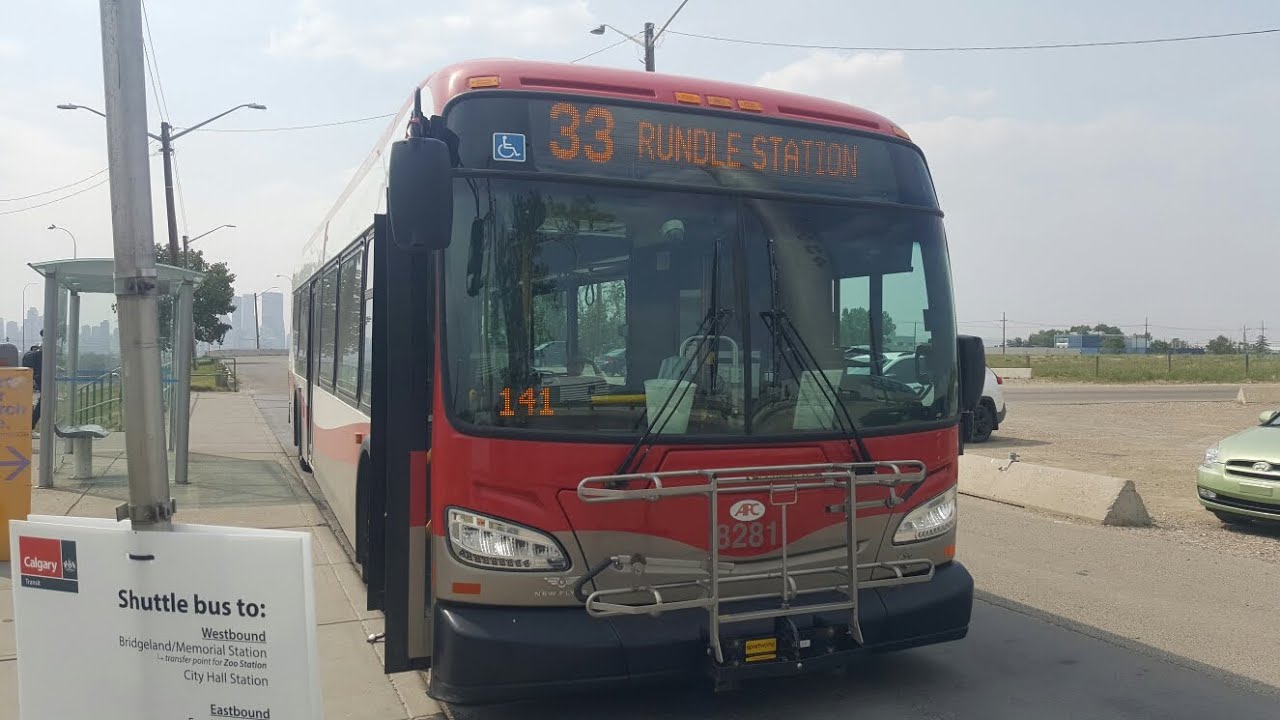 Calgary Transit 2013 New Flyer XD40 #8281 Xcelsior on Route 33 Rundle ...